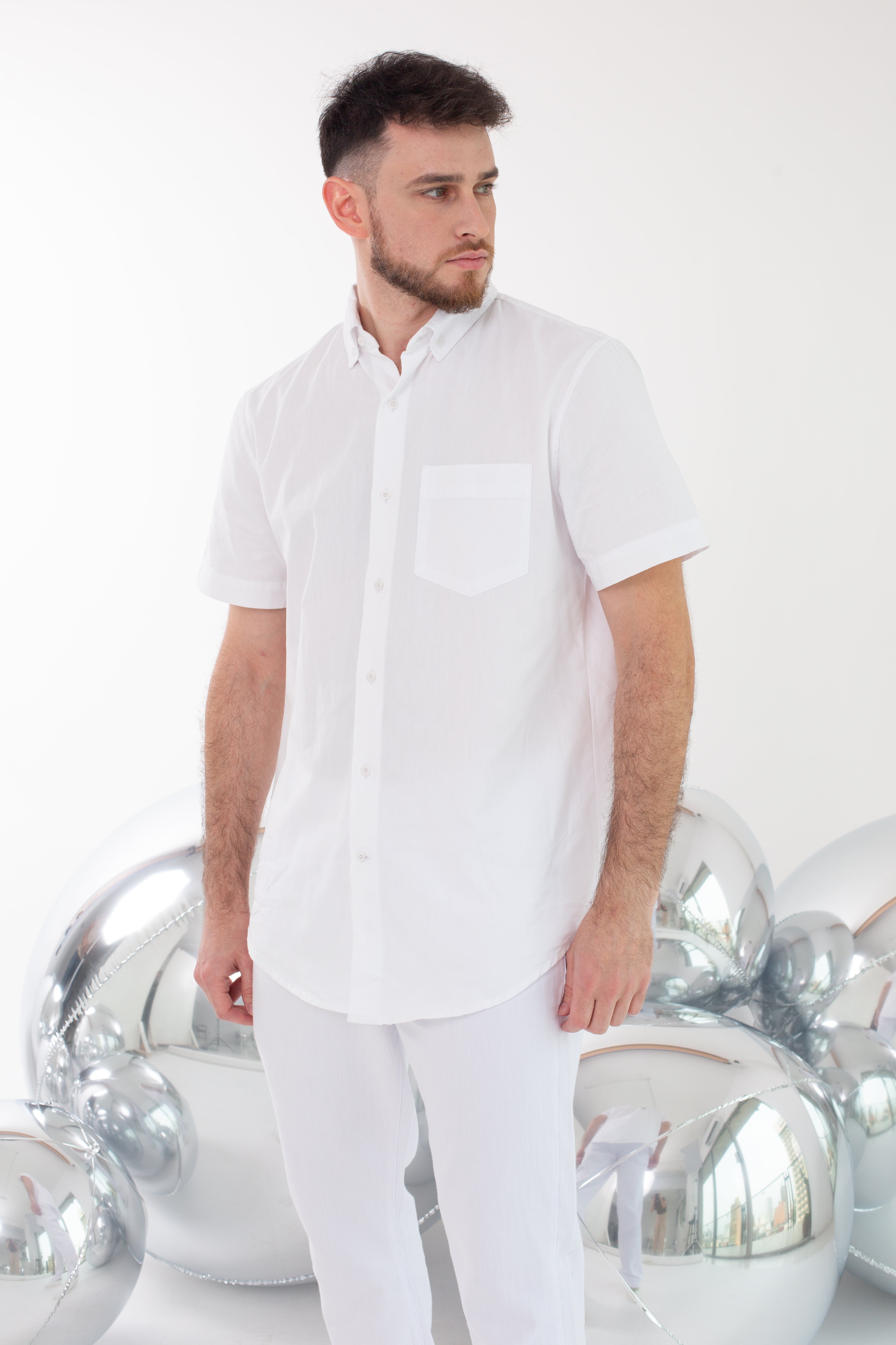 Camisa Regular Blanca – arestiendapy