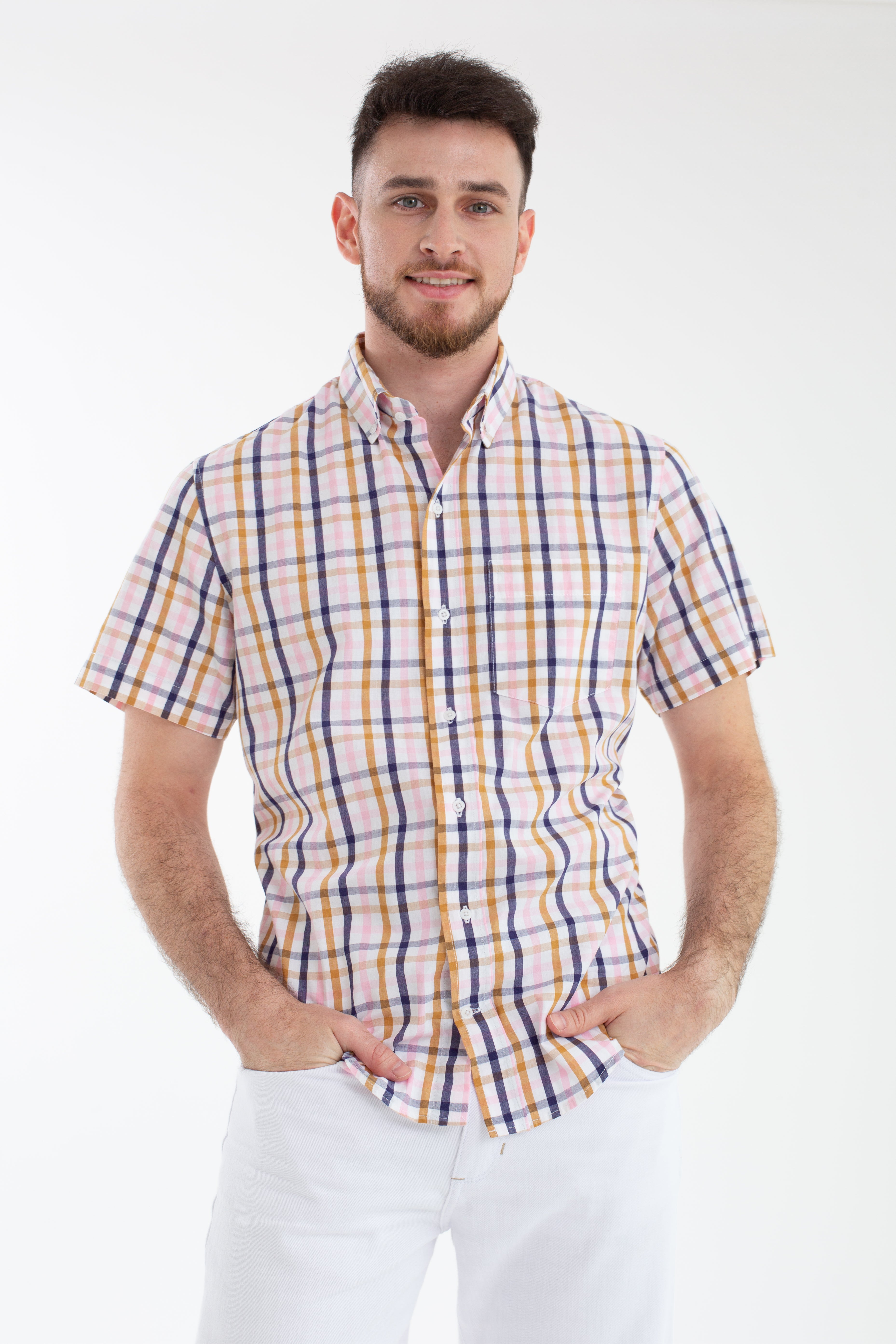 Camisa Slim Rosa – arestiendapy